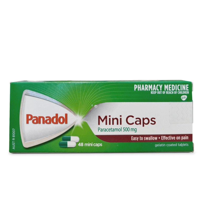 Panadol® Mini Caps for Pain Relief Paracetamol 500mg 48 | Mens Health ...